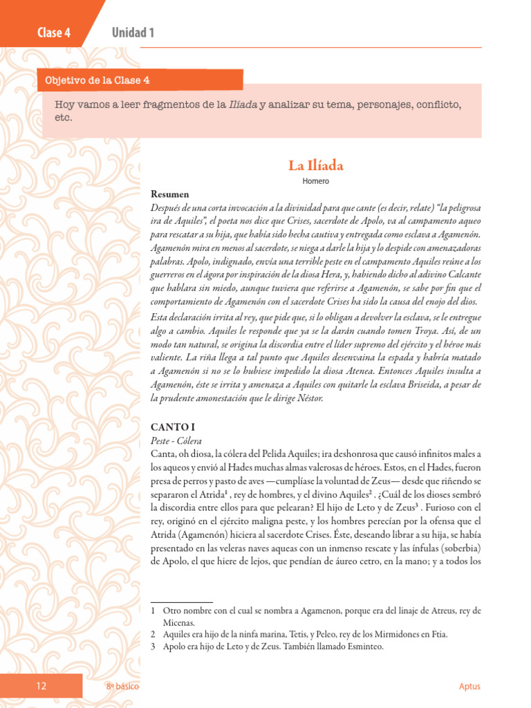 La Iliada | PDF | Aquiles | Ilíada