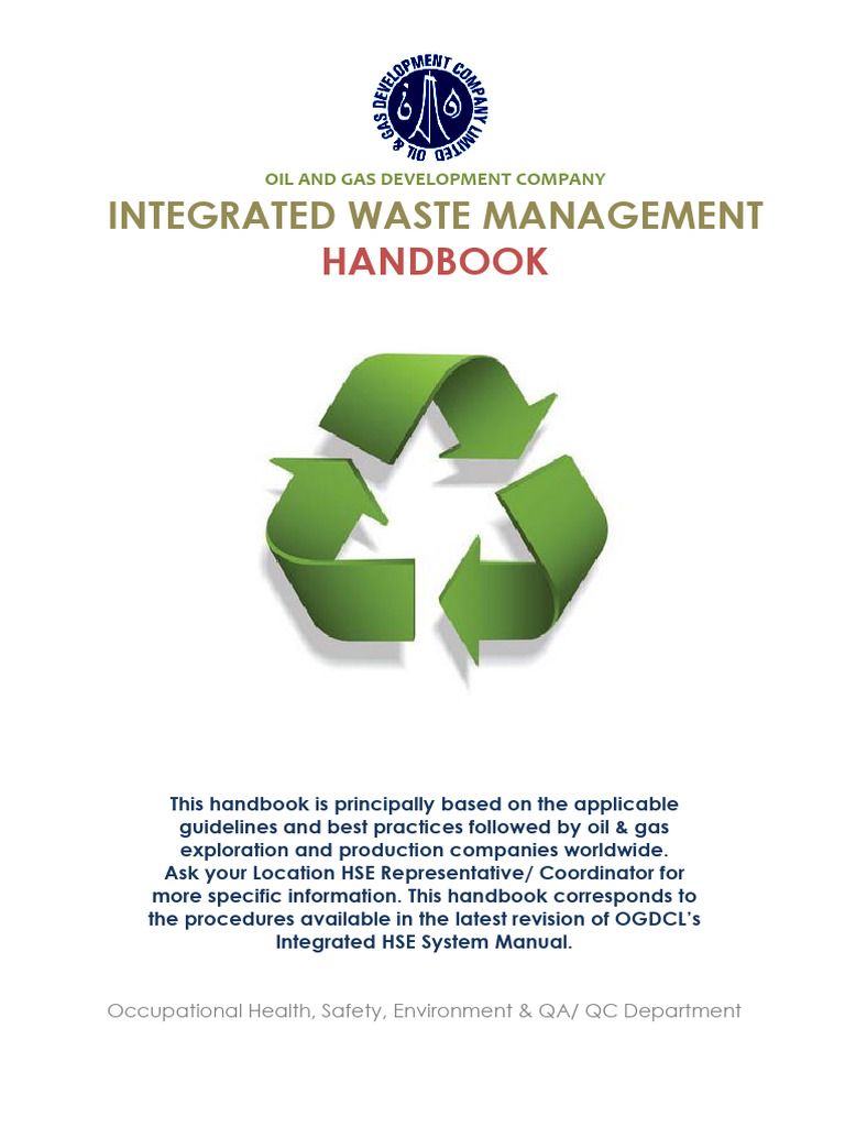OGDCL Integrated Waste Management Guide | PDF | Waste Management | Waste