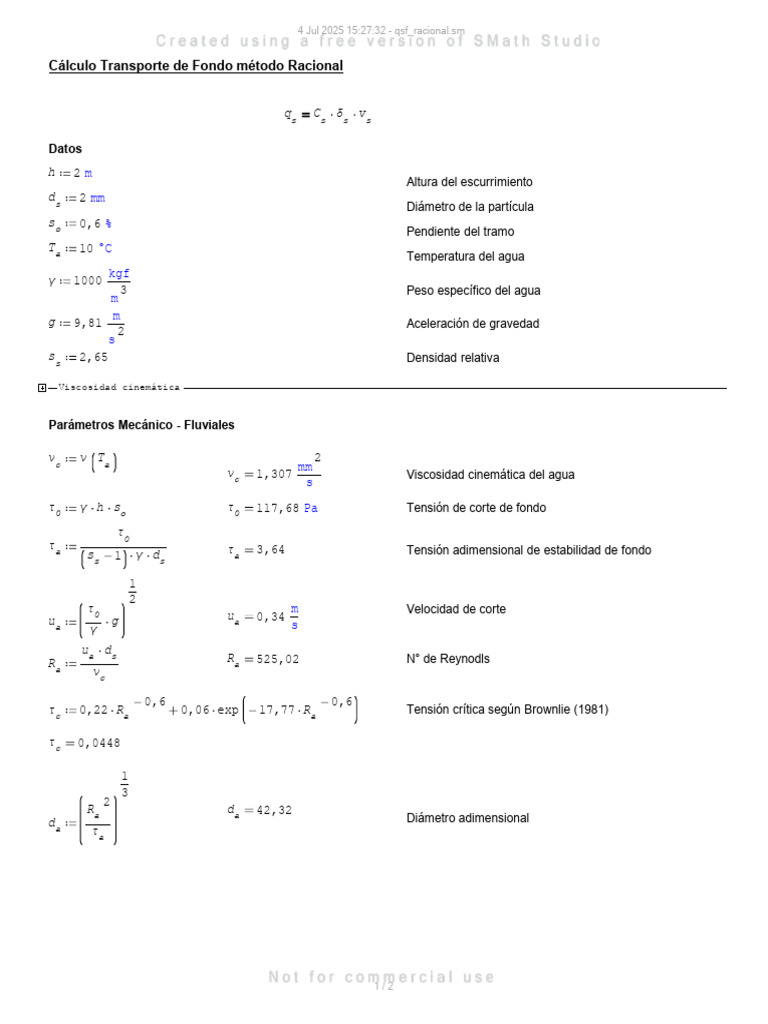 QSF Racional | PDF | Movimiento (física) | Mecánica de Medios Continuos