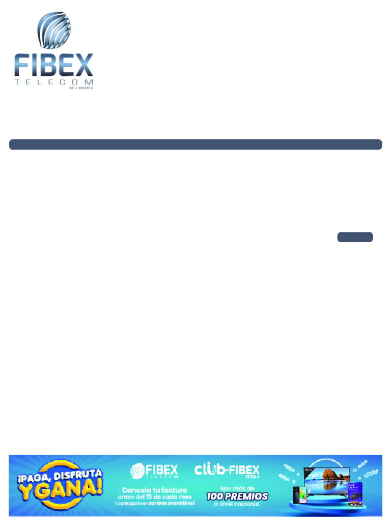Corporacion Fibex Telecom, C.A.: Descripción Precio Unitario Monto | PDF