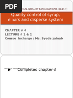 Quality Control Tests for Syrups | PDF | Metrology | Physics