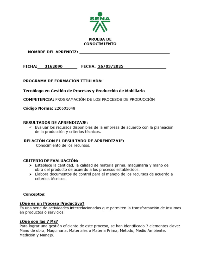 Primera Actividad Primer Trimestre | PDF