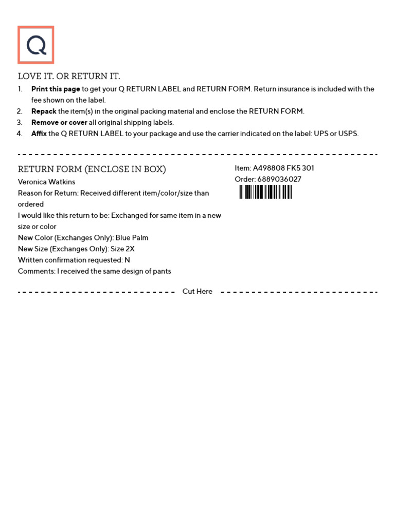 Https /WWW - qvc.Com/myaccount/reg/order/return/return-Label - HTML ...