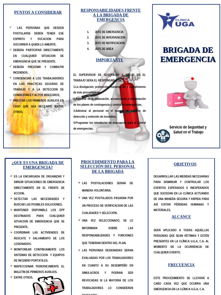 Triptico Brigada de Emergencia | PDF