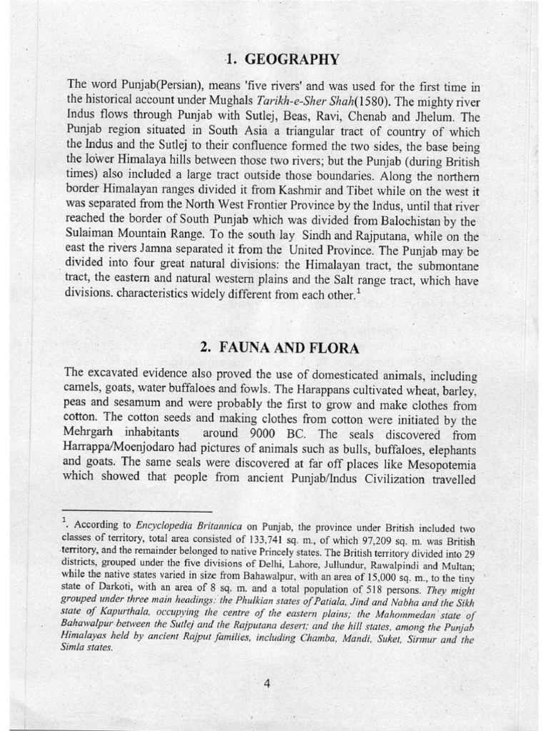 1 Punjab Intro | PDF