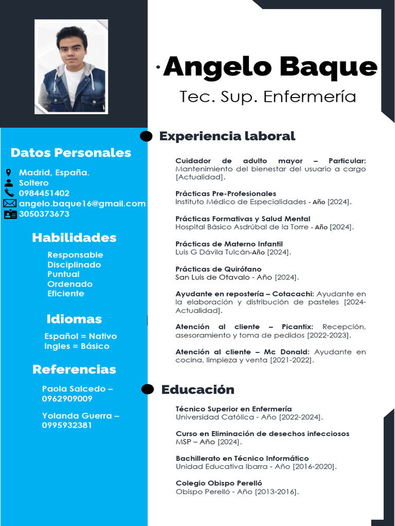 Angelo CV Profesional | PDF