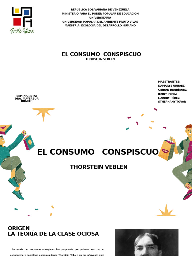 Teoria Del Consumo Conspicuo y Teoria Del Ocio | PDF | La teoría de la ...