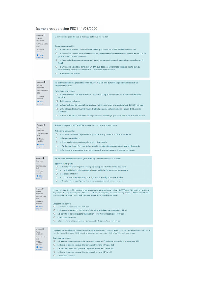 Examen CCNN PEC1 11junio2020 | PDF