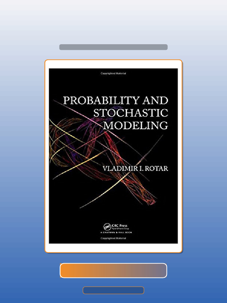 Probability and Stochastic Modeling 1st Rotar PDF Download | PDF | Multiple Choice