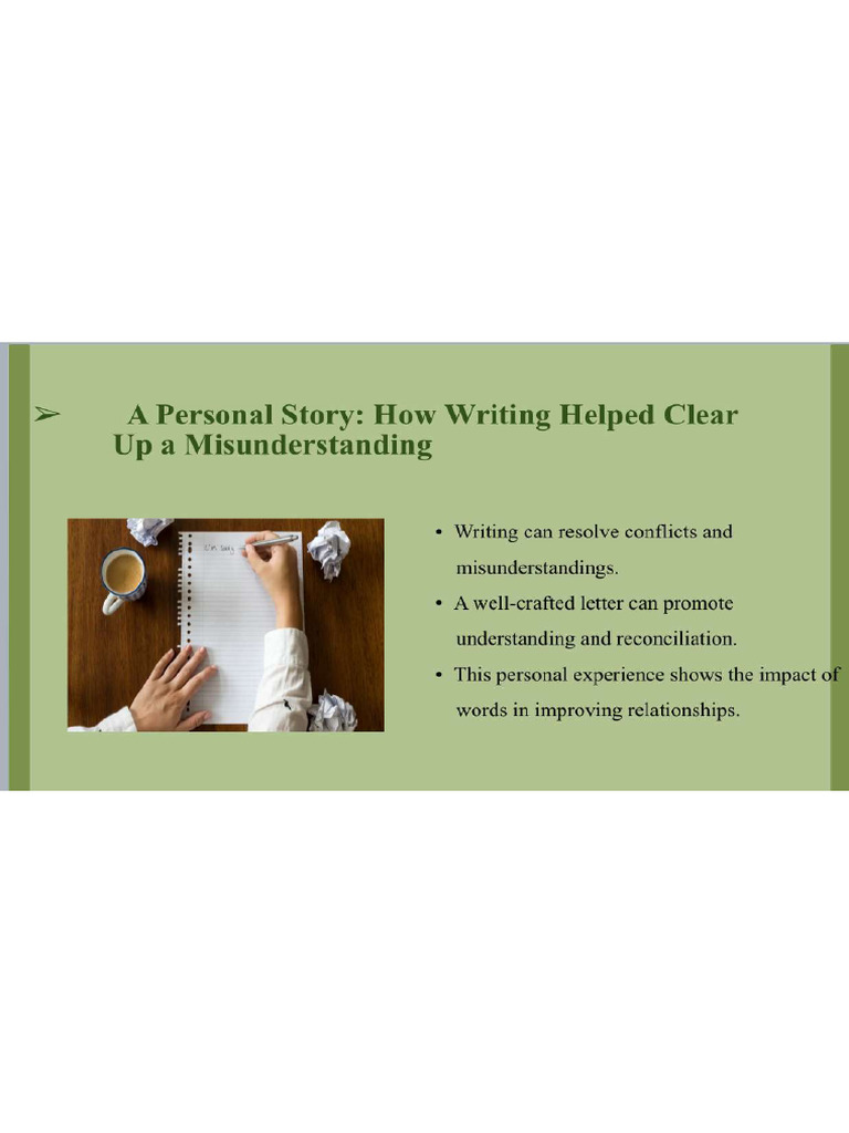 Personal Story Telling | PDF