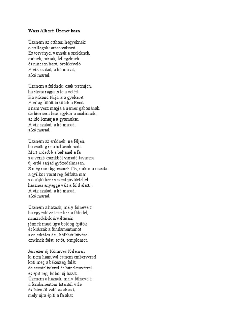 Wass Albert | PDF