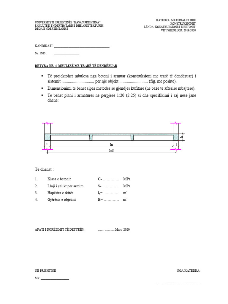 Detyra Nr. 4 MB - Me TR - Tëdendëz - 2023-2024 | PDF