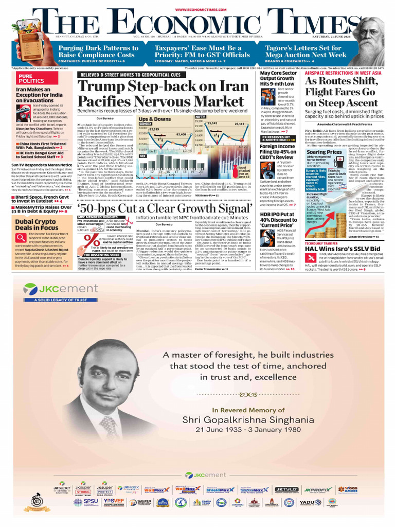 Economics Times 64 | PDF