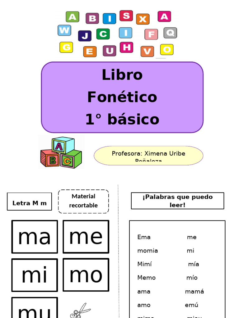 Libro Fonetico 1° Basico | PDF