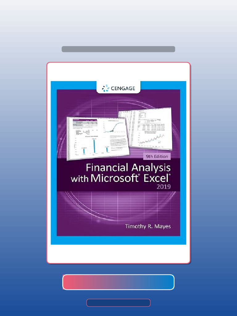Financial Analysis With Microsoft Excel 9th Edition Timothy R Mayes PDF Download | PDF ...