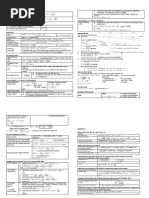 AFM Formula Sheet Summary | PDF