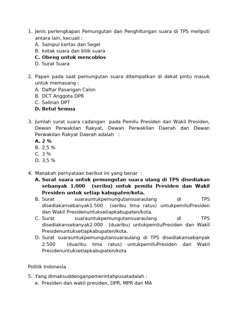 Contoh Soal Latihan Pps Pdf