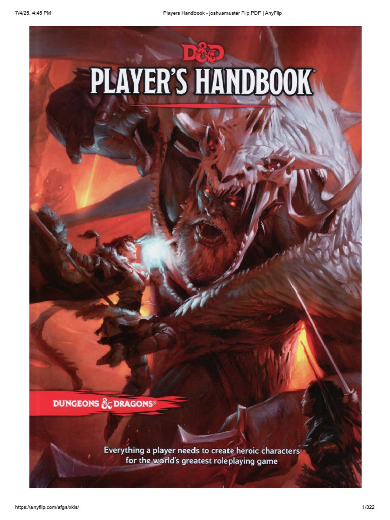 Players Handbook DND | PDF