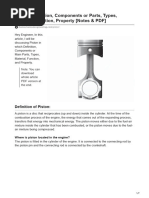 Piston Size and Specifications Guide | PDF | Piston | Mechanical ...