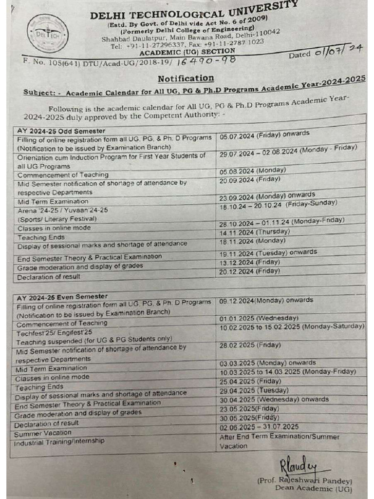 Academic Cal 24 25 Both | PDF