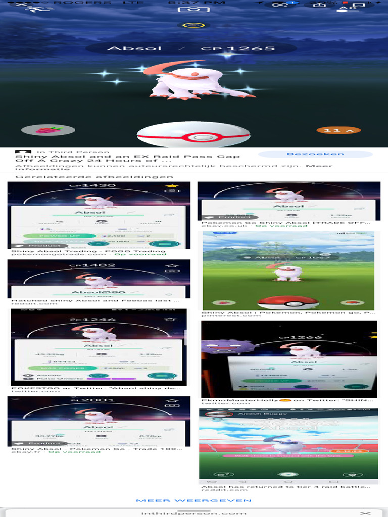 Shiny Absol Pokemon Go - Google Zoeken | PDF