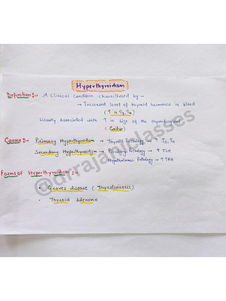 Hyperthyroid Is M | PDF