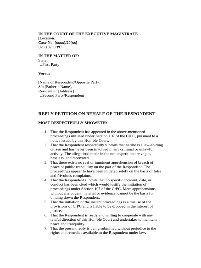 In The Court of The Executive Magistrate | PDF