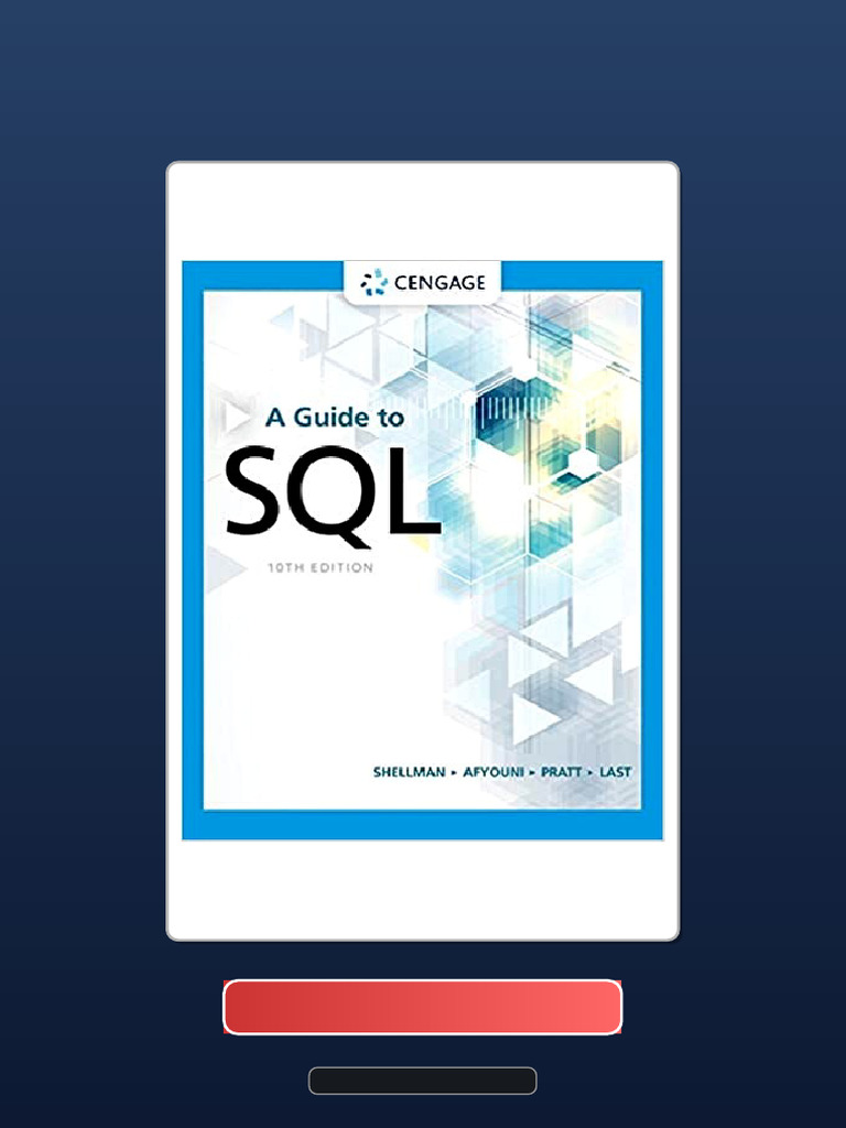 A Guide To SQL 10E by Mark Shellman Hassan Afyouni Philip J Pratt Mary ...