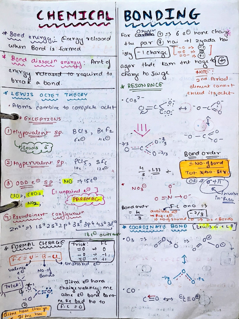 Chemical Bonding 6096 | PDF