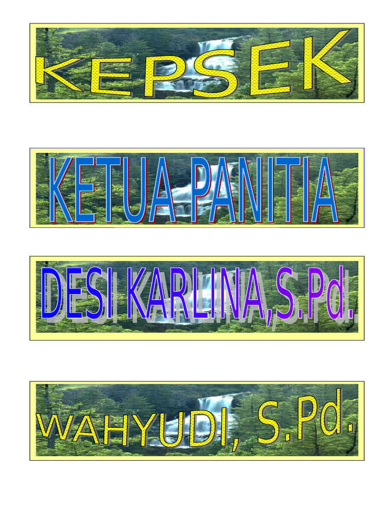 Label Nama | PDF