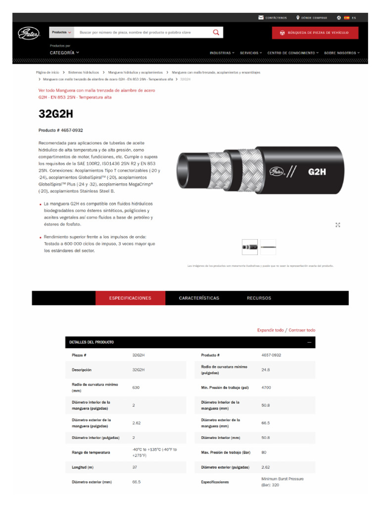 Screencapture Gates Es Es Fluid Power Hydraulic Hose and Couplings Wire ...
