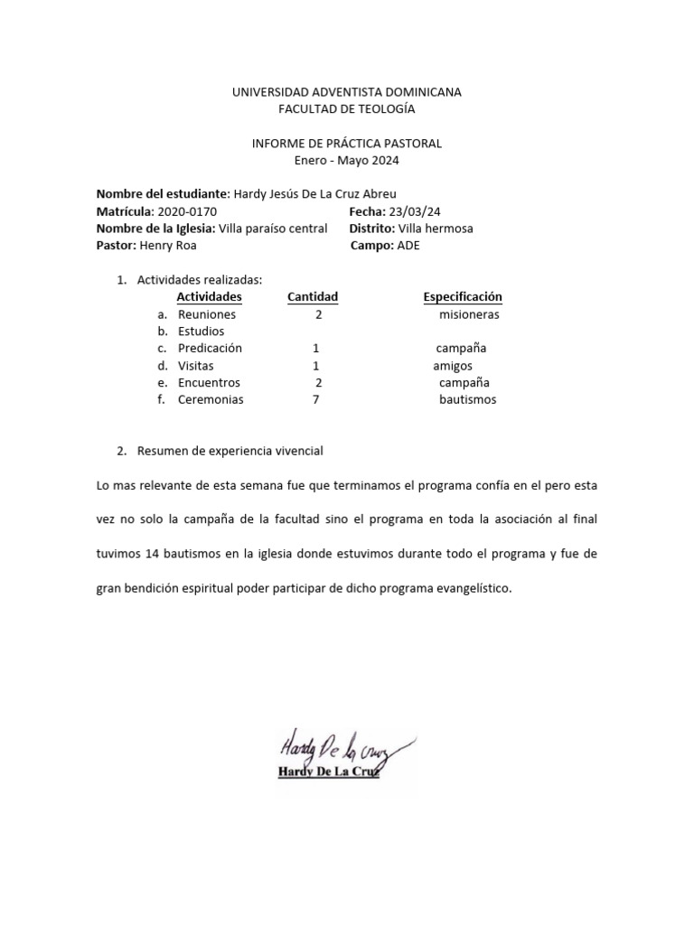 Informe 7 | PDF