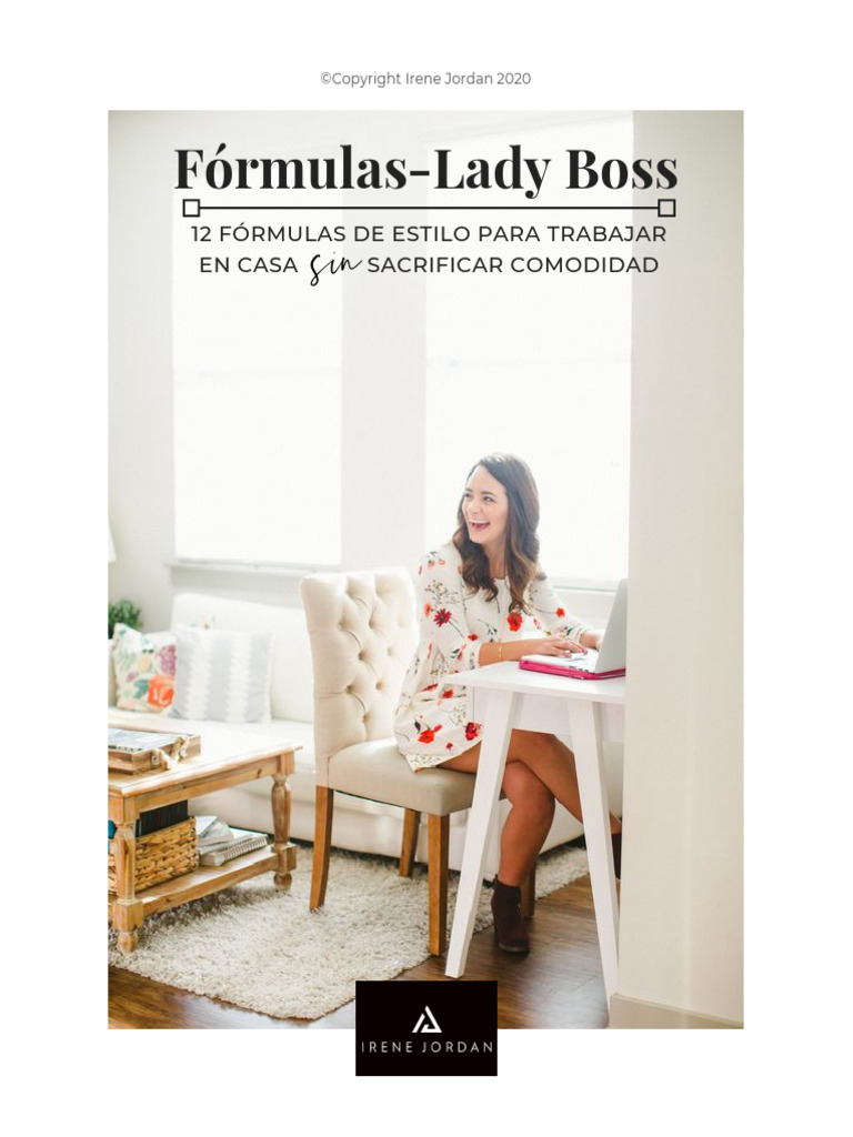 Formulas Lady Boss Irene Jordan | PDF | Estética | Softlines (venta ...