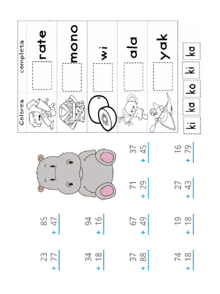 Español y Matematicas | PDF