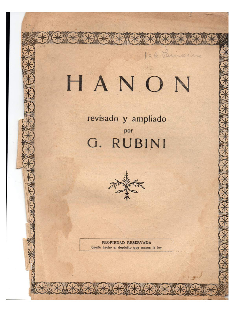 Hanon (Rubini) | PDF