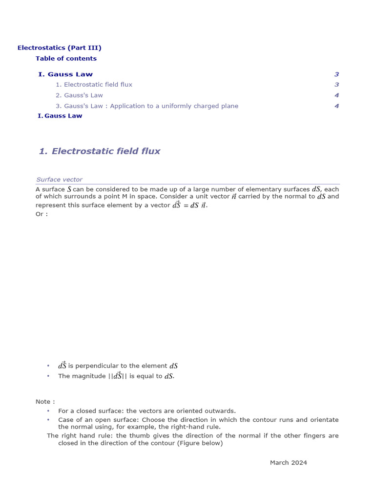 Gausss-Law-1 250420 114429 | PDF | Flux | Electric Field