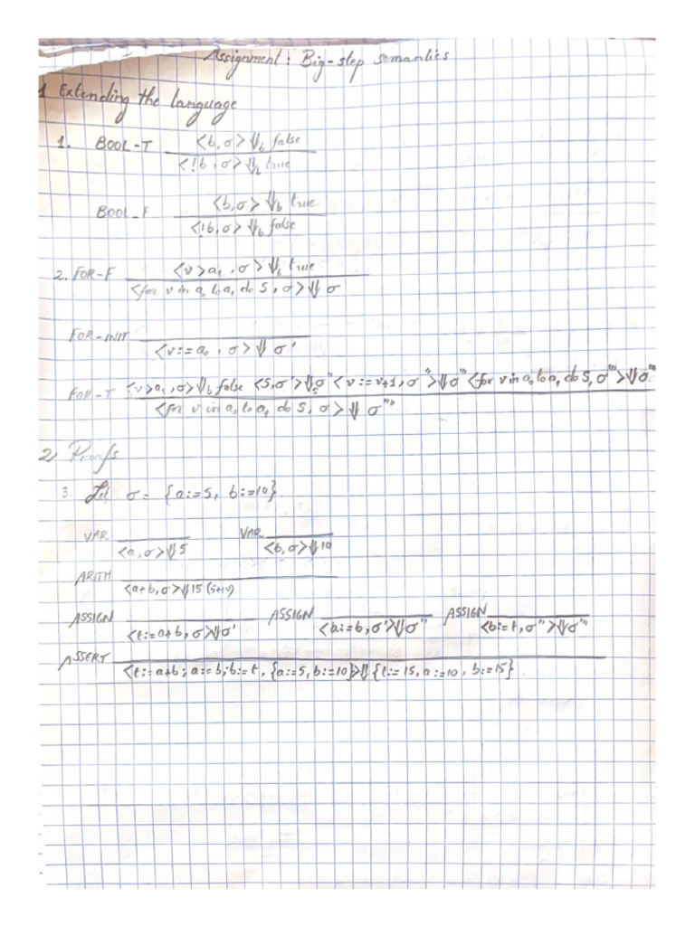 Big Step Semantics | PDF