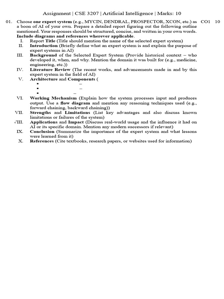 Assignment CSE 3207 | PDF