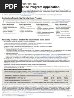 Lilly Cares Patient Assistance Guide | PDF | Medical Prescription ...
