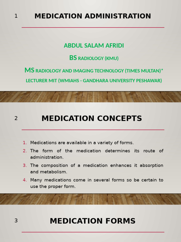 Comprehensive Guide to Medication Administration | PDF | Injection ...