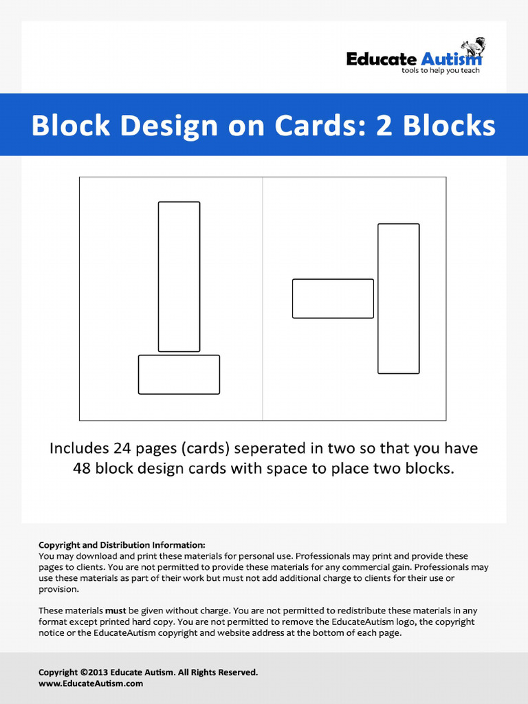 Block Designs 2 Blocks 1200 | PDF