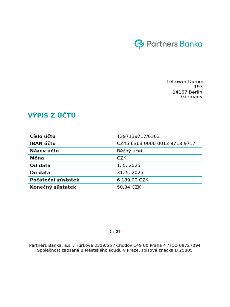 Partners Banka | PDF
