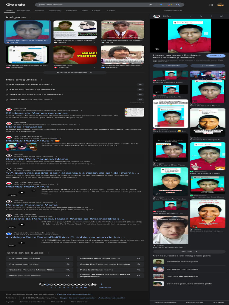 Memes de Peruanos con Pelo Largo | PDF | Red mundial | Internet y web