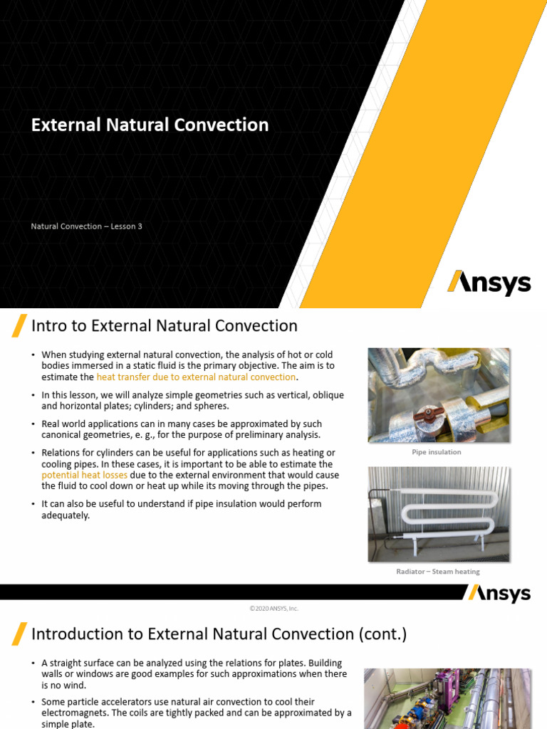 External Natural Convection Analysis | PDF | Convection | Heat Transfer