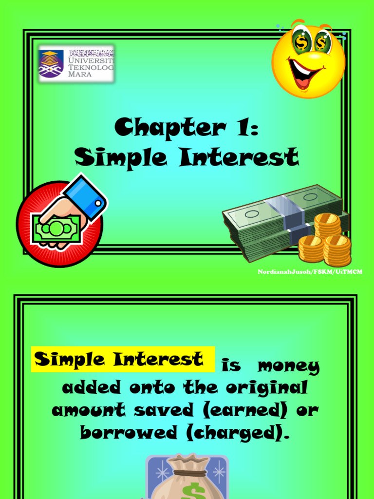 Simple Interest Calculations Guide | PDF | Interest | Annual Percentage ...