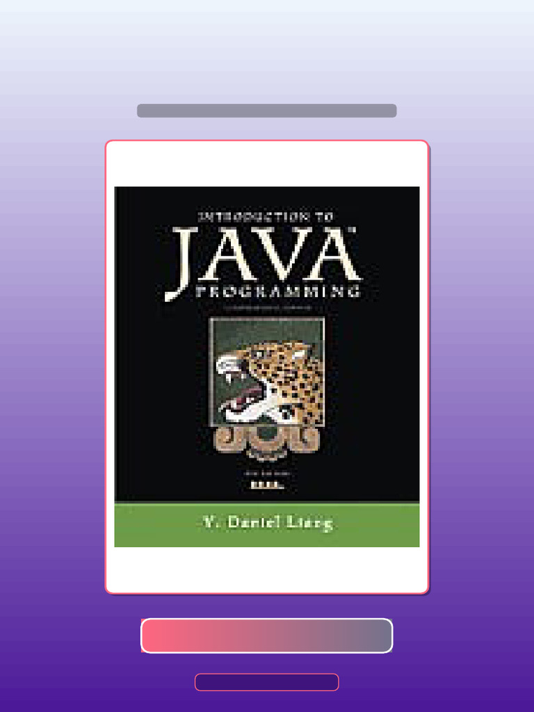 Accompany Introduction To Java Programming 9th Edition Ebook And