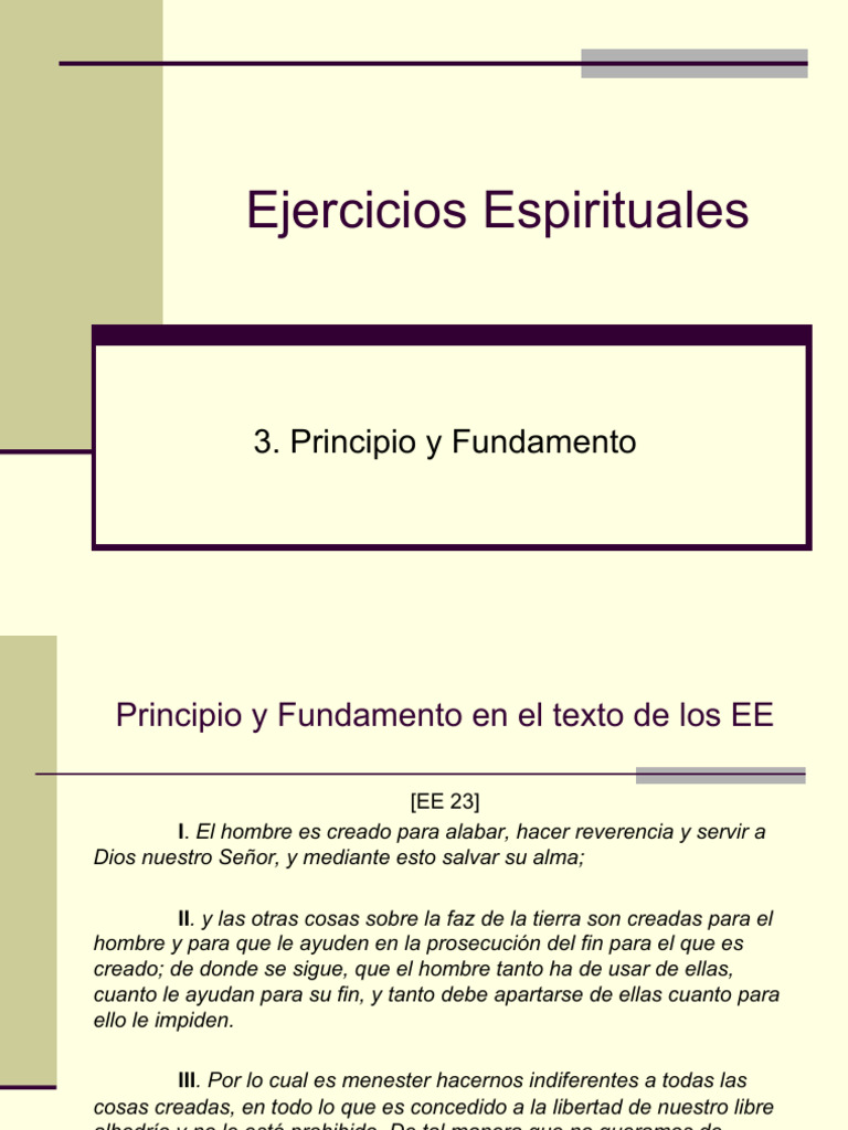 EE03 Principioy F | PDF | Amor | Trinidad