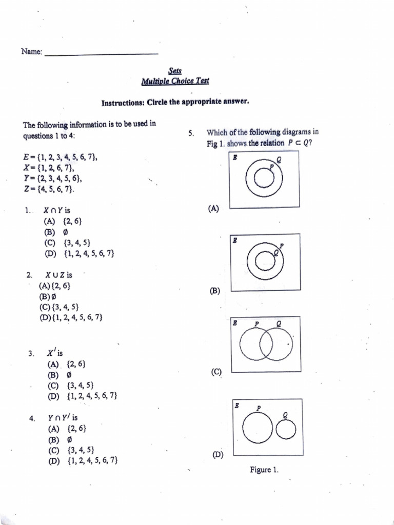 Sets MCQ Ierui3kejffjjrkrjeueue7w7wuweuyeeyeueuue (I Had To Upload Sum) | PDF | Chess | Chess Theory