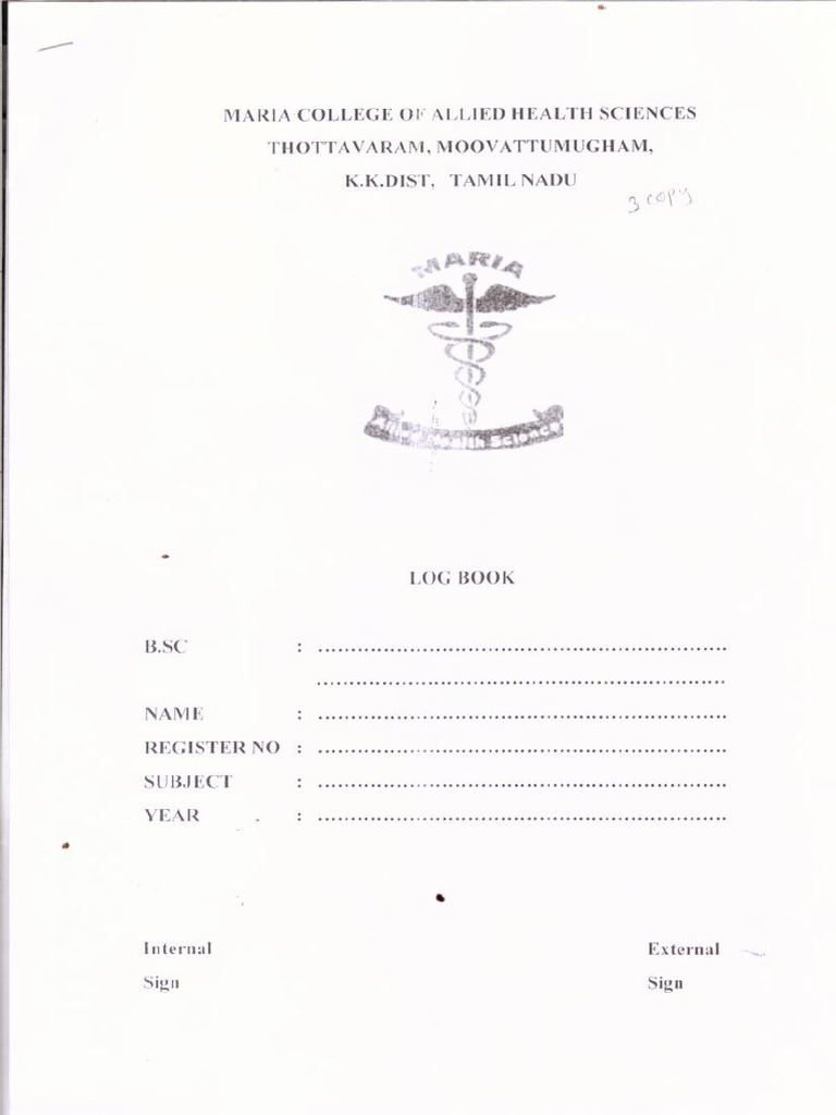 Log Book-1 | PDF