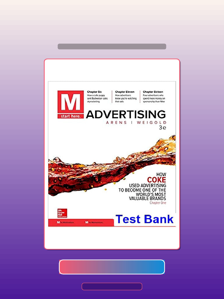 M Advertising 3rd Edition Schaefer PDF Download | PDF